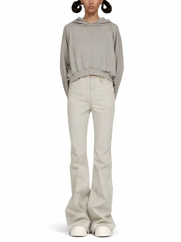 Rick Owens Fendi Jacquard Silk Shirt - Cream