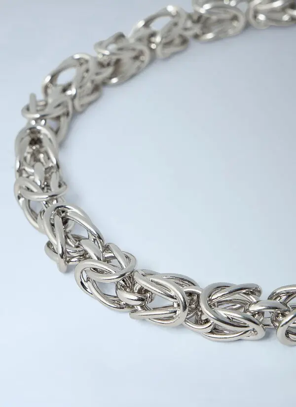 TOTEME Byzantine Link Statement Collar Necklace