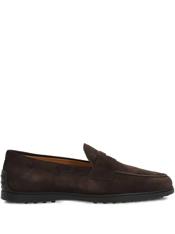 TOD'S Suede Leather Loafers - Multicolor