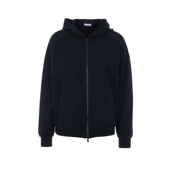 Brunello Cucinelli Track Jacket With Shiny Trims