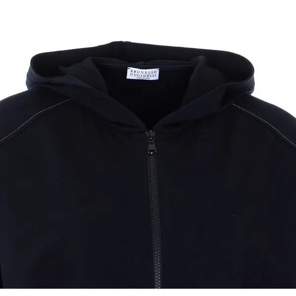 Brunello Cucinelli Track Jacket With Shiny Trims