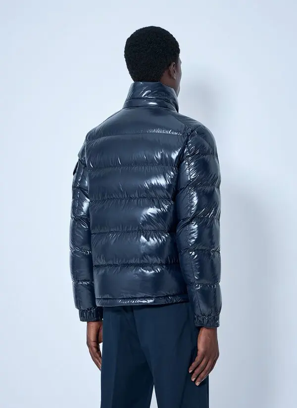 Moncler Maya Hooded Short Down Jacket - Blue