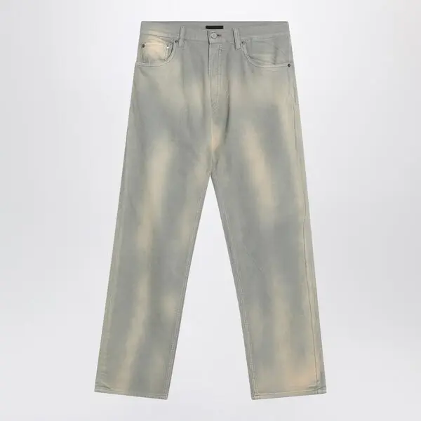 Prada Light Corduroy Trousers With Washed Effect
