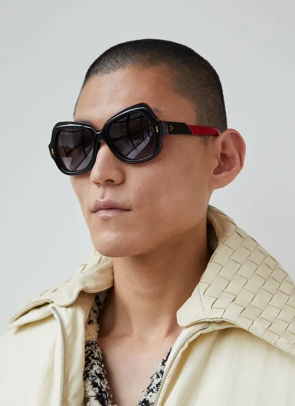 JACQUES MARIE MAGE Perreti Sunglasses - Black