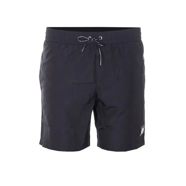 Dolce & Gabbana Plaque Logo Swimwear - Black