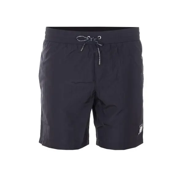 Dolce & Gabbana Plaque Logo Swimwear - Black