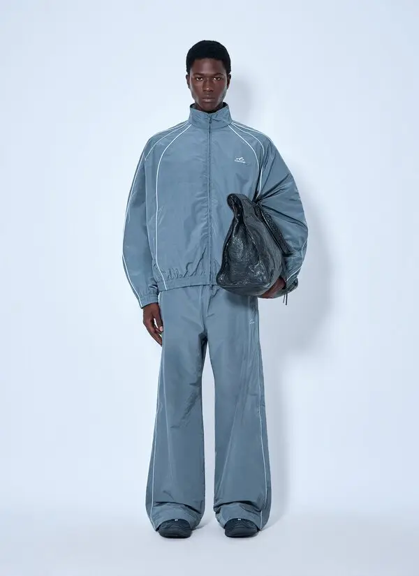 Balenciaga Zip-front Track Jacket - Gray