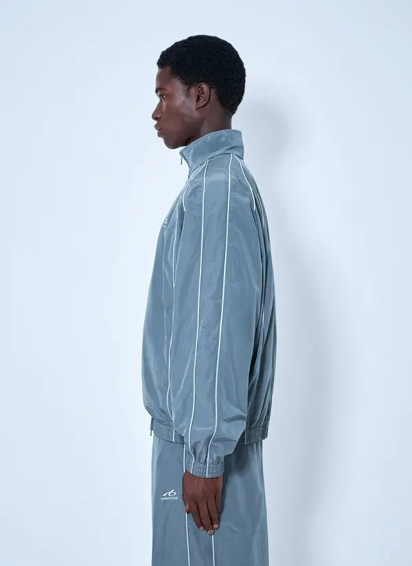 Balenciaga Zip-front Track Jacket - Gray