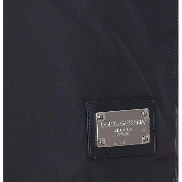 Dolce & Gabbana Plaque Logo Swimwear - Black