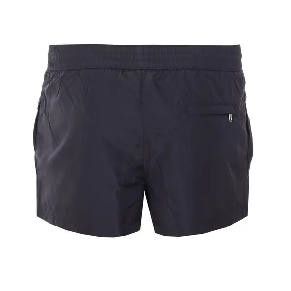 Dolce & Gabbana Plaque Logo Swimwear - Black