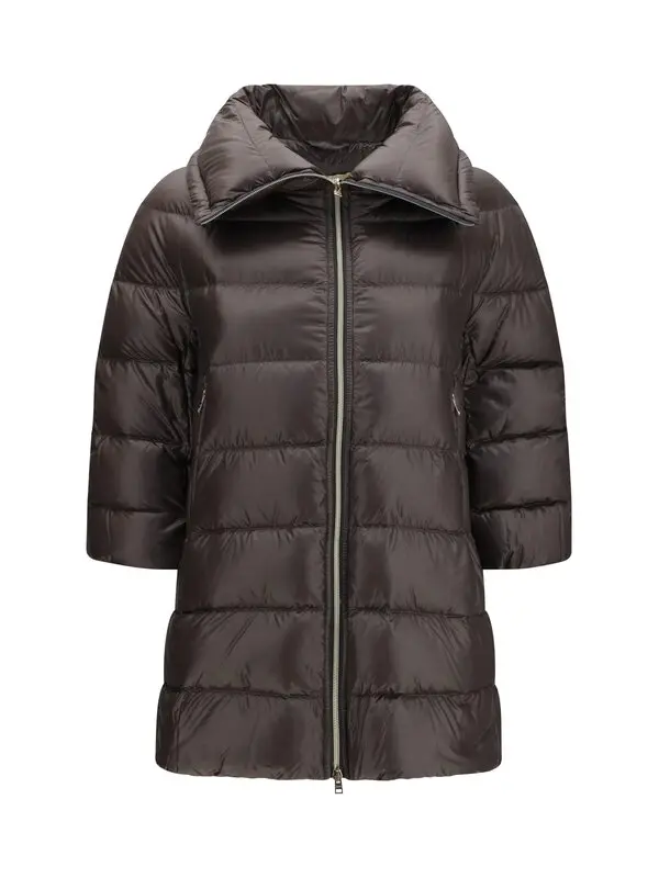 Herno Midi Down Jacket - Gray