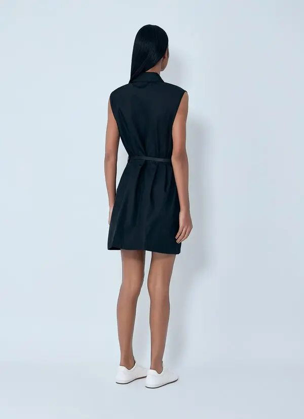 Prada Re-nylon Belted Mini Dress