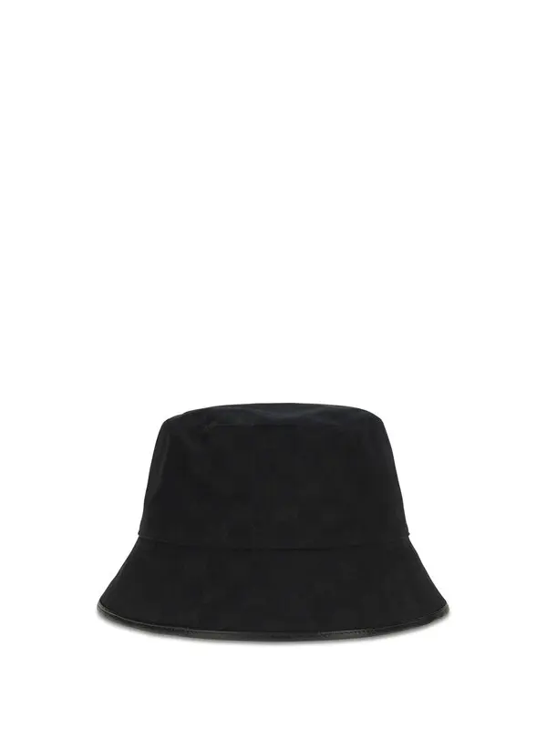 Gucci Gg Cotton Canvas Bucket Hat - Black