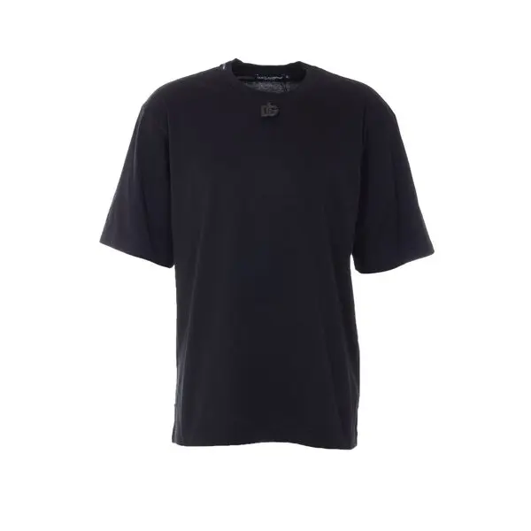 Dolce & Gabbana Dg Patch Logo T-shirt - Black