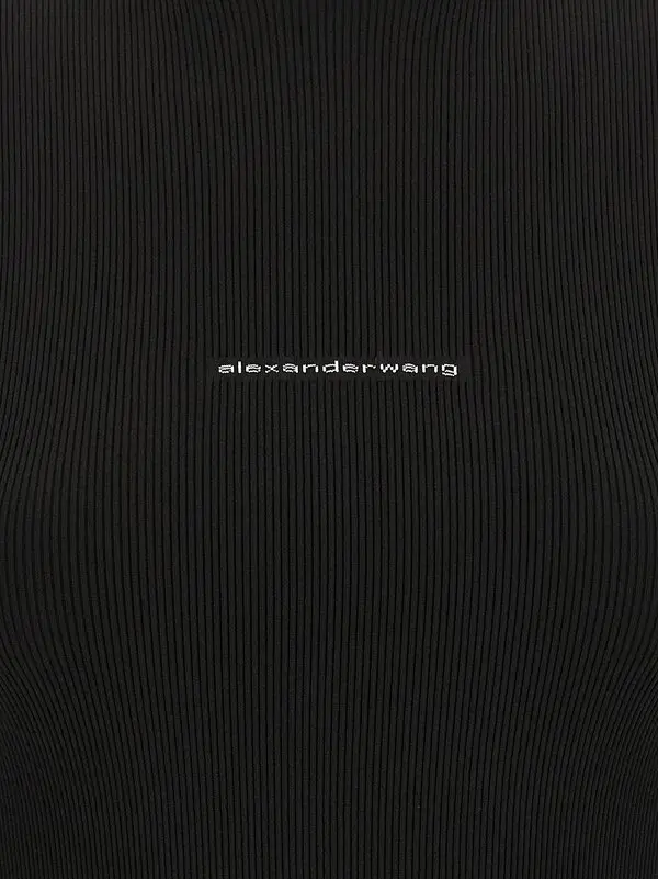 Alexander Wang Ribbed Sweater With Logo