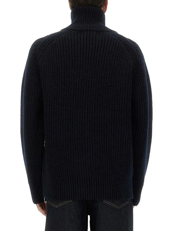 Dries Van Noten Zippered Wool Sweater