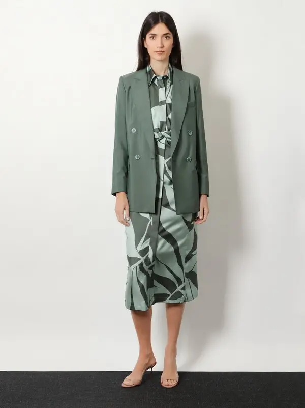 Max Mara Mxmalbata Virgin Wool And Silk Blazer