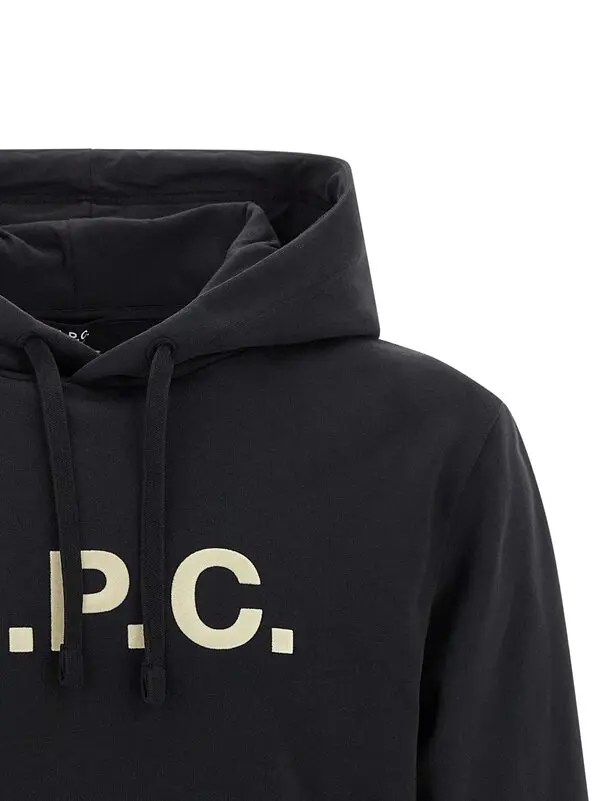 A.p.c. Grand Vpc Hooded Sweatshirt - Black