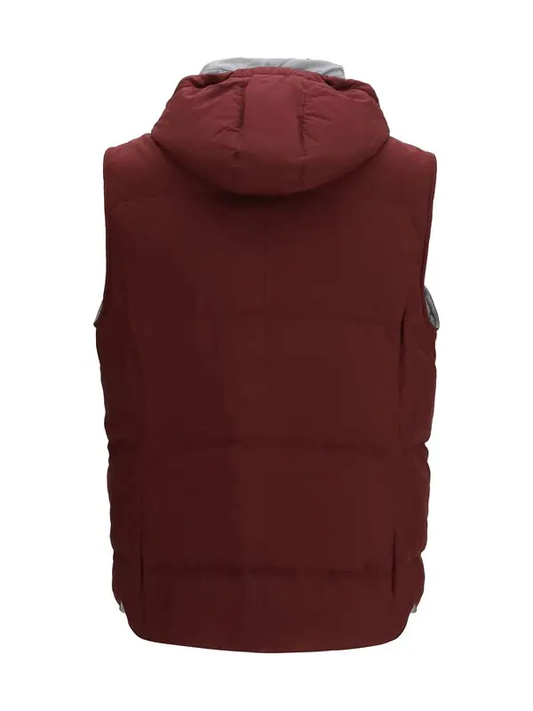 Brunello Cucinelli Sleeveless Hooded Gilet