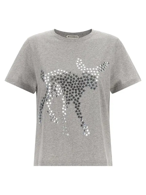 JW Anderson J.w.anderson 'animal Stars' T-shirt - Gray