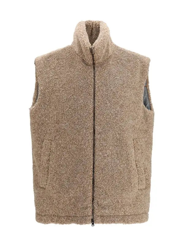 Herno Sleeveless Vest - Cream
