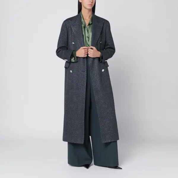 Tagliatore Houndstooth Double-breasted Coat