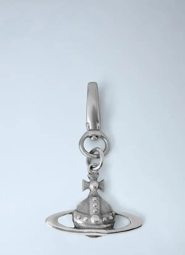 VIVIENNE WESTWOOD Orb Charm Keyring - Silver