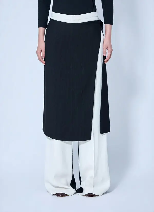 Phoebe Philo Apron Trousers - Black