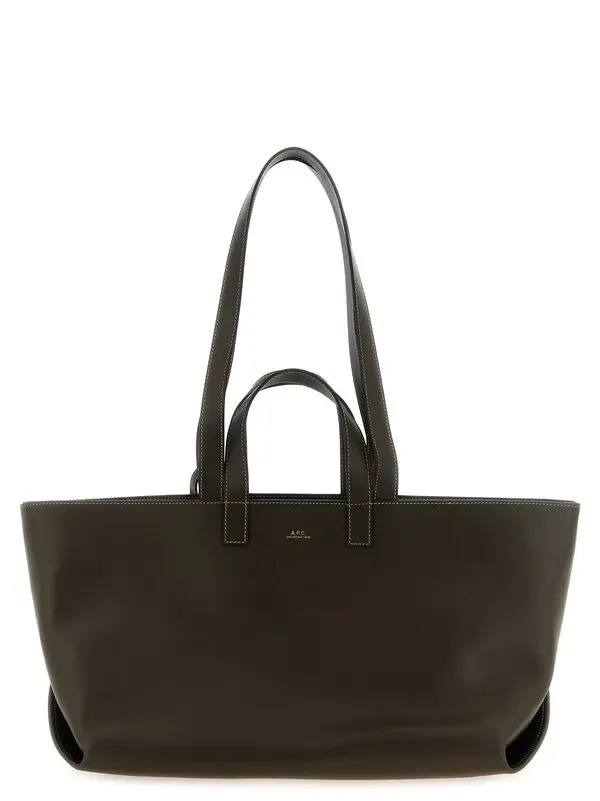 A.p.c. Le Drummer' Large Shopping Bag - Brown