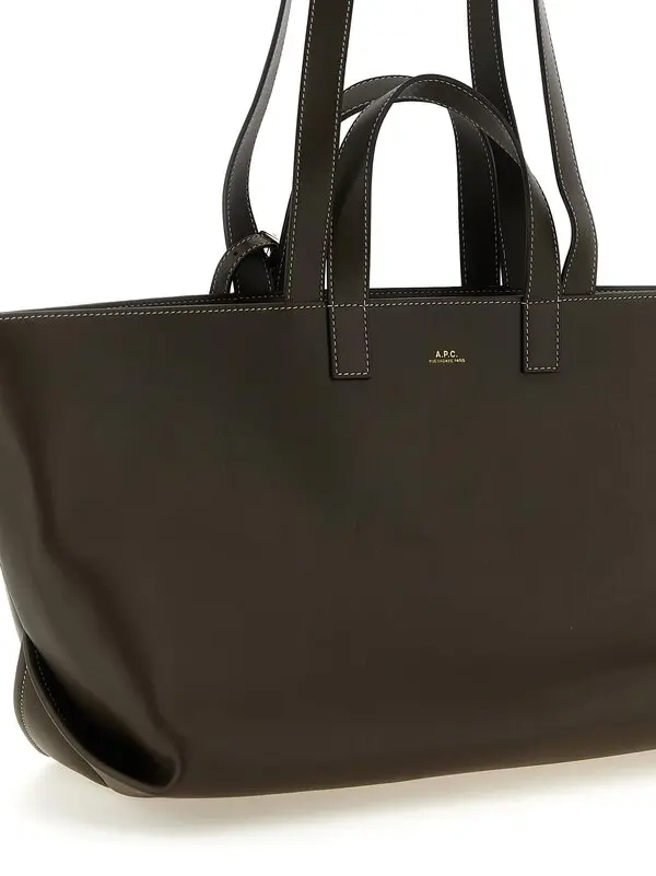 A.p.c. Large Shopping Bag - Brown