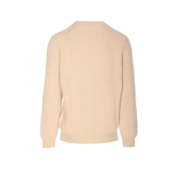 Fendi Maxi Lettering Logo Sweater - Cream