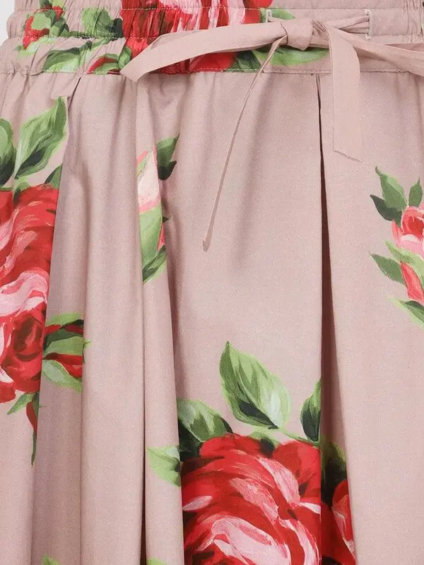 Dolce & Gabbana Cotton Skirt With Iconic Print - Multicolor
