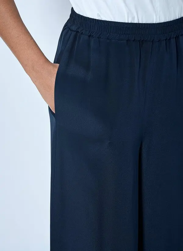 Max Mara Wide-leg Silk Trousers