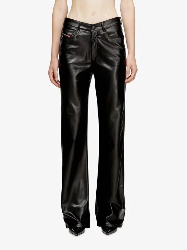 DIESEL® Faux-leather Trousers