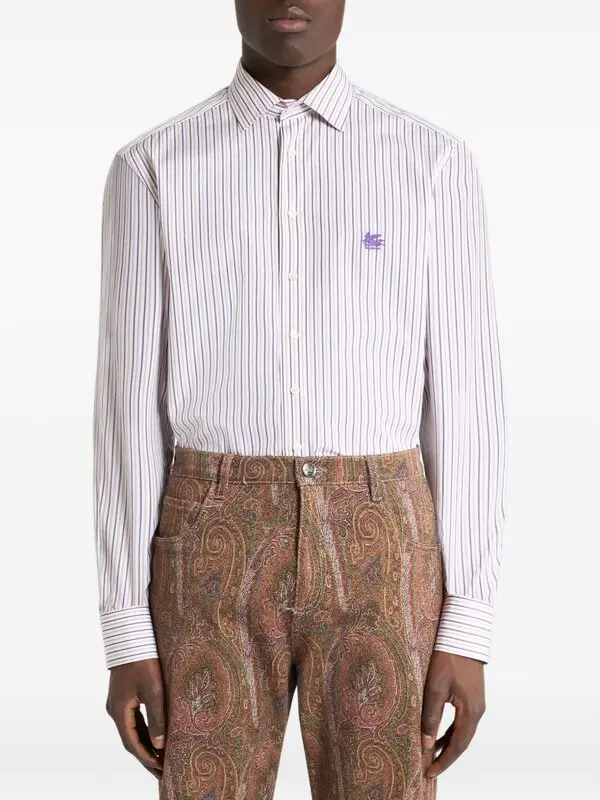 Etro Striped Cotton Shirt