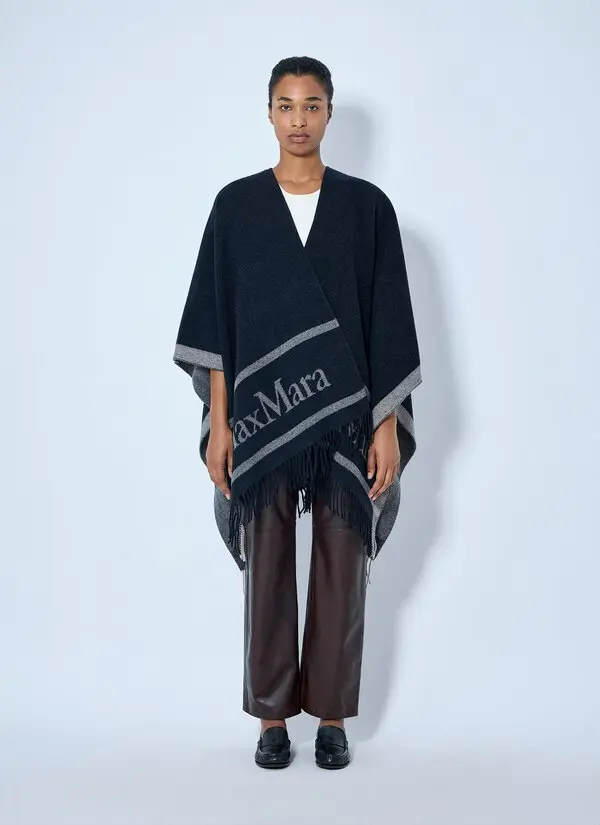 Max Mara Fringed Wool Wrap