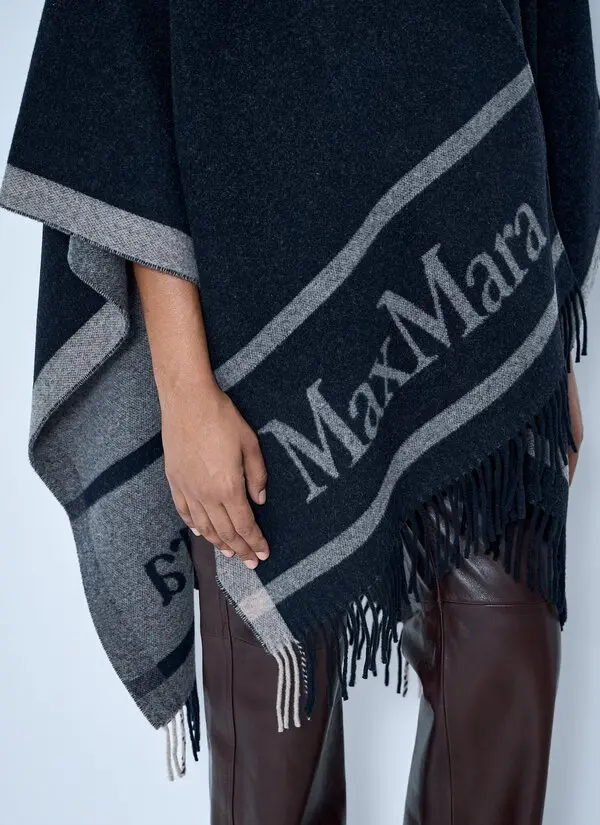 Max Mara Fringed Wool Wrap