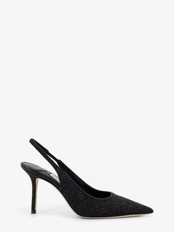 JIMMY CHOO Love Pumps With All-over Glitter Effect - Black
