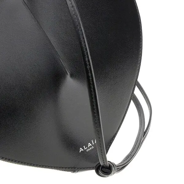 Alaïa Le Coeur Leather Cross Body Bag - Black