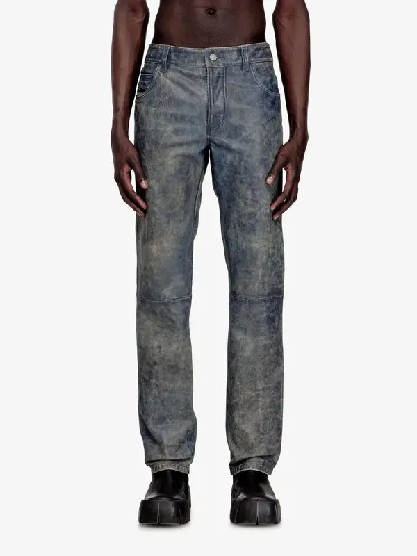 DIESEL® P-vyll-qmbw Leather Trousers