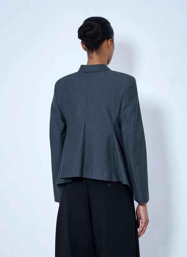 JIL SANDER Single-breasted Blazer - Gray