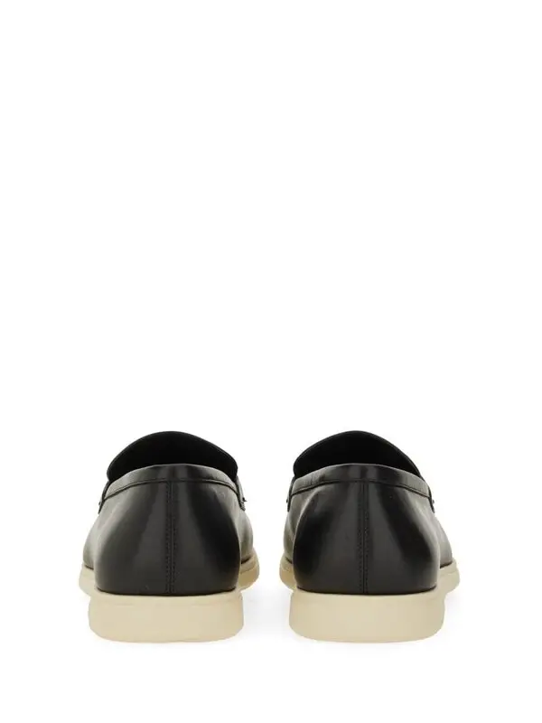 FERRAGAMO Gancini Moccasin - Black