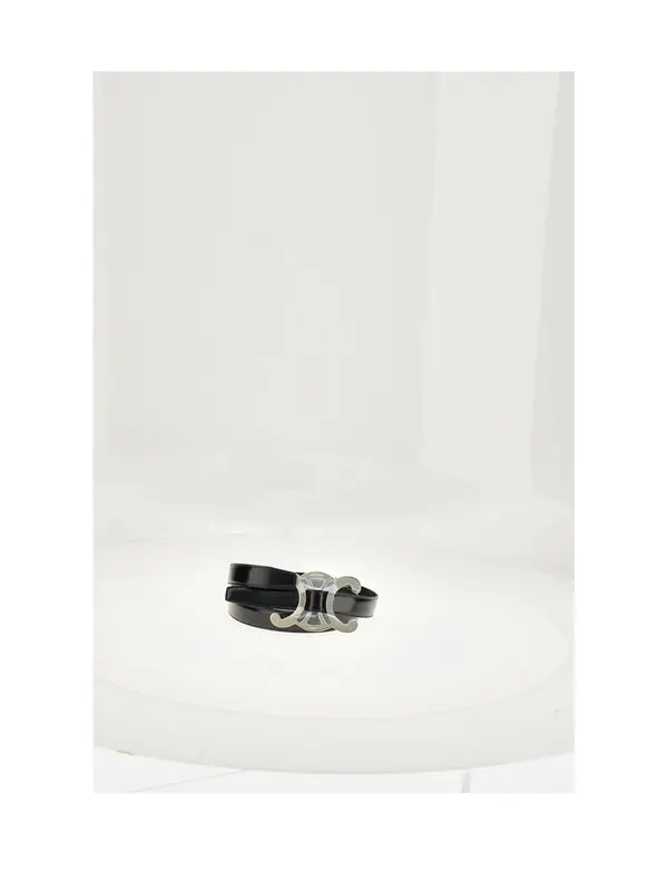 Celine Medium 25mm Belt - Black