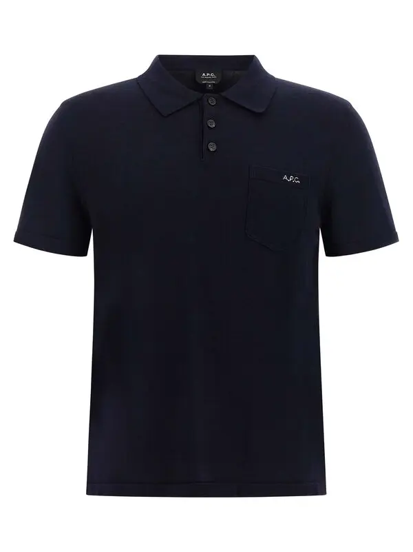 A.p.c. Gide' Polo Shirt - Blue
