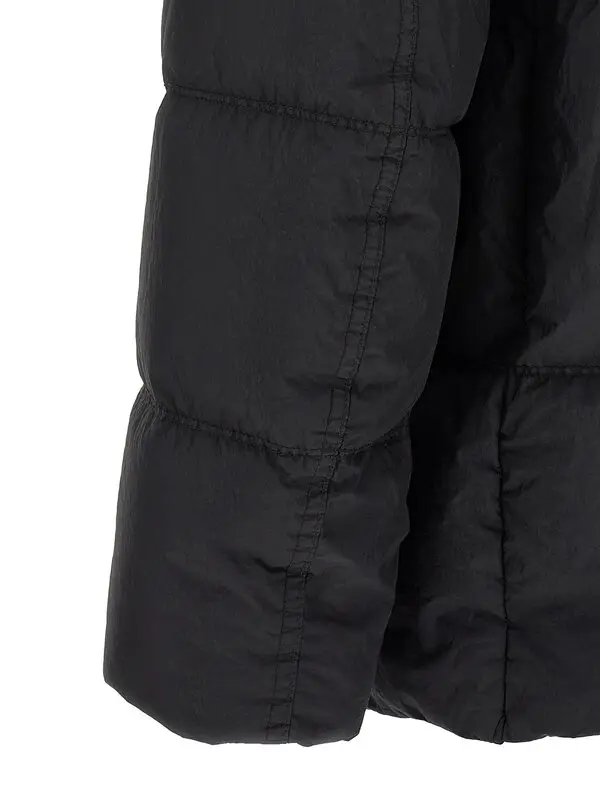 Stone Island Ruffled Effect Down Jacket