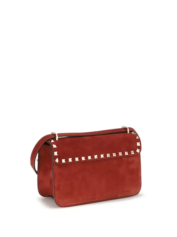 Valentino Garavani Rockstud Mini Suede Shoulder Bag