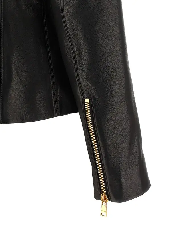 Balmain Leather Basque Jacket