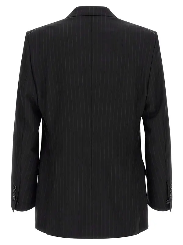 TOM FORD Pinstriped Double-breasted Dress