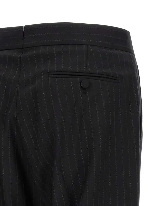 TOM FORD Pinstriped Double-breasted Dress
