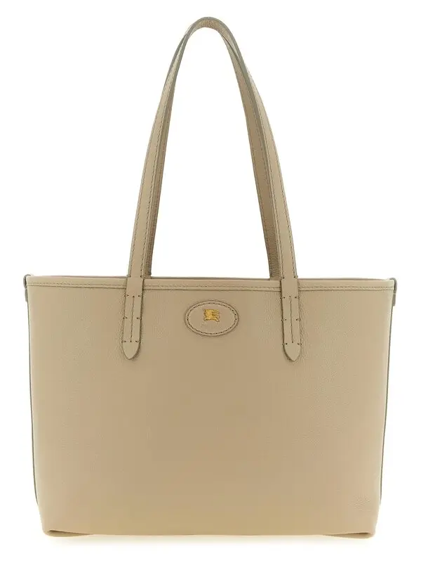 Burberry Medium 'bloomsbury' Reversible Shopping Bag - Cream